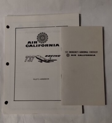 Boeing 737 Pilot Handbook-Copy & Emergency/Abnormal Checklist Air ...