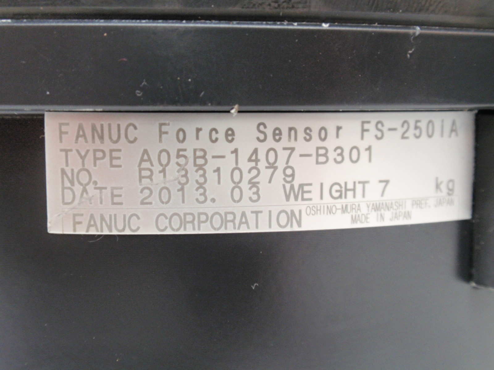FANUC FORCE SENSOR FS-250IA A05B-1407-B301 | eBay