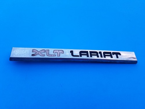 87 88 89 90 91 FORD F-150 XLT LARIAT SIDE EMBLEM LOGO BADGE SYMBOL OEM ...