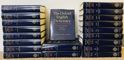The Oxford English Dictionary Volume 1-20 Complete Set Second Edition 1989 | eBay UK
