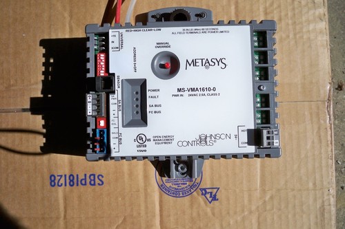 Johnson Controls Metasys MS-VMA 1620-0 Used Variable Air Controller ...