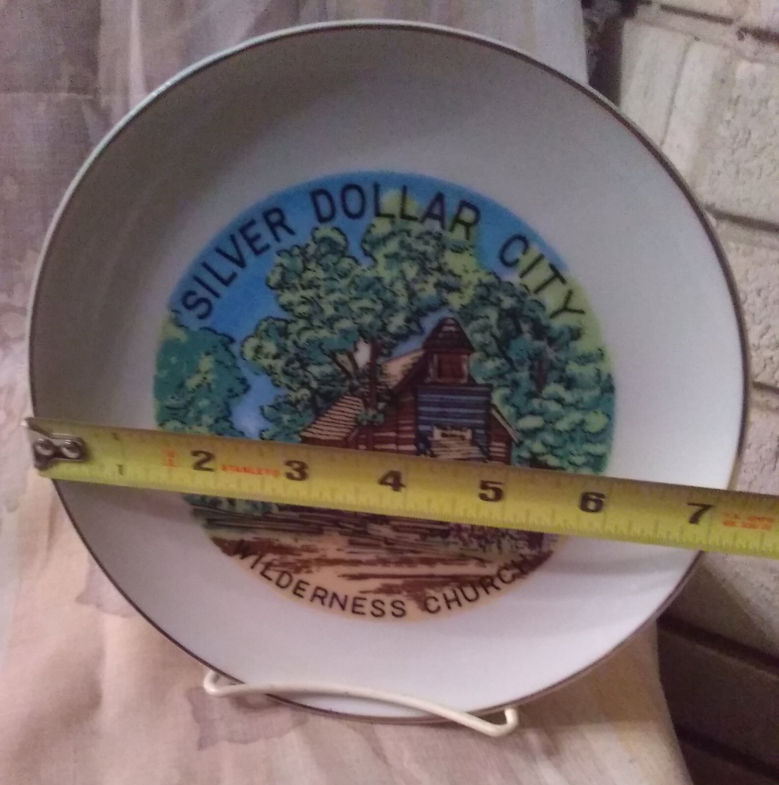 Silver Dollar City Wilderness Church Plate - Collectible Vintage ...