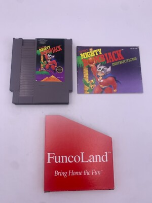 Mighty Bomb Jack (Nintendo Entertainment System, NES, 1987) With Manual ...