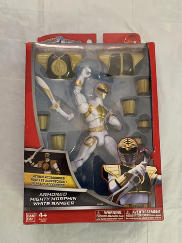 Power Rangers Super MegaForce Armored Mighty Morphin White Ranger | eBay