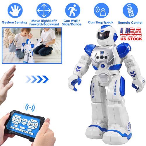 INTERACTIVE Smart RC ROBOT For 4 5 6 7 8 9yr year Old Boy Girl Toy ...