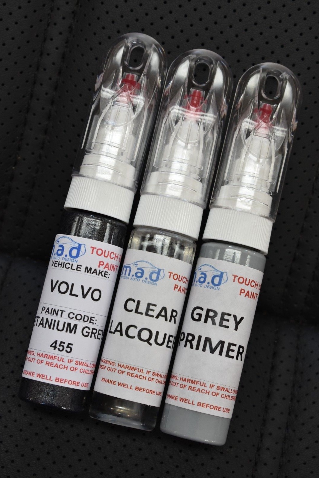 VOLVO TITANIUM GREY CODE: 455 PAINT TOUCH UP PEN CHIP SCRATCH REPAIR ...