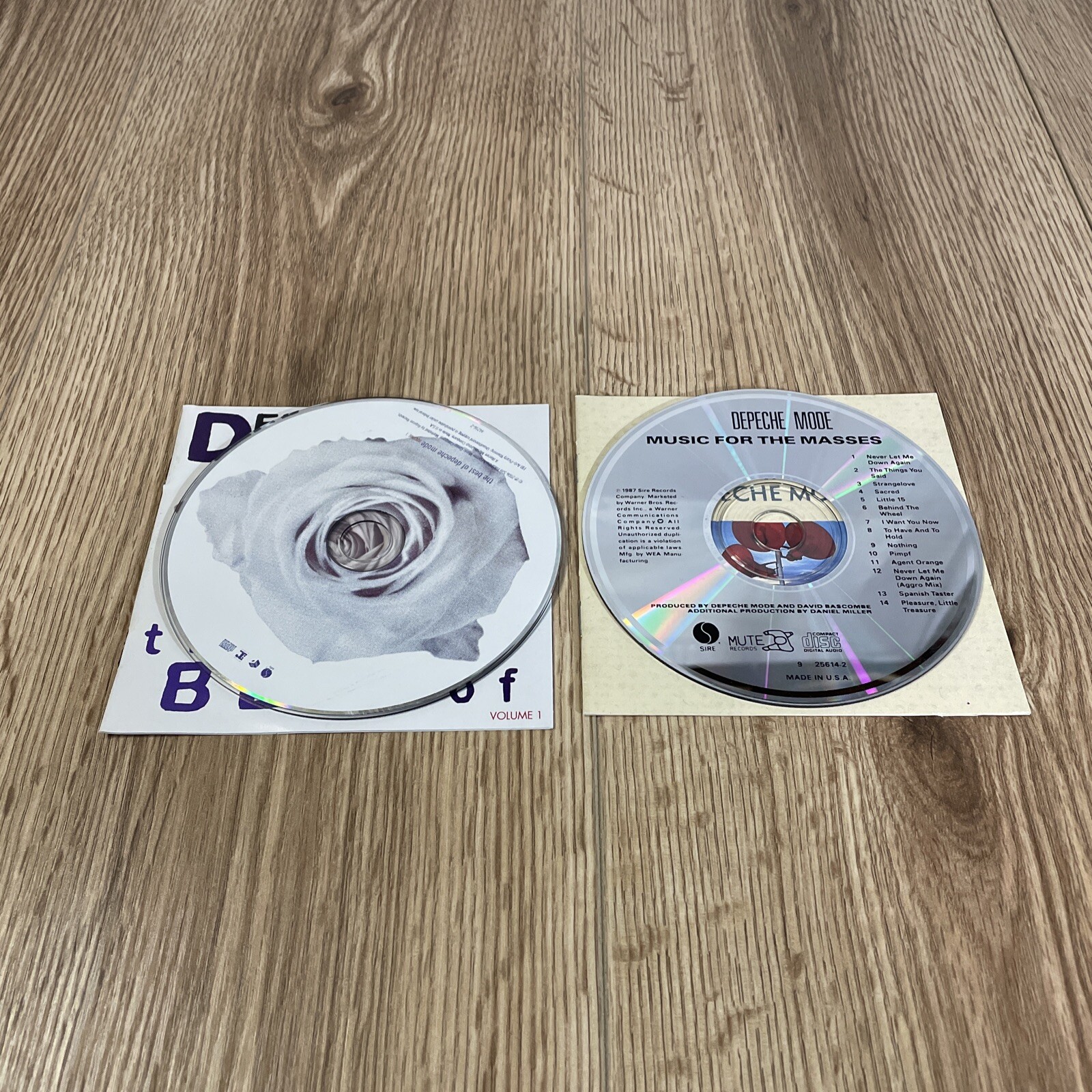 DEPECHE MODE Lot Of 2 Cd & Inlays Only | eBay