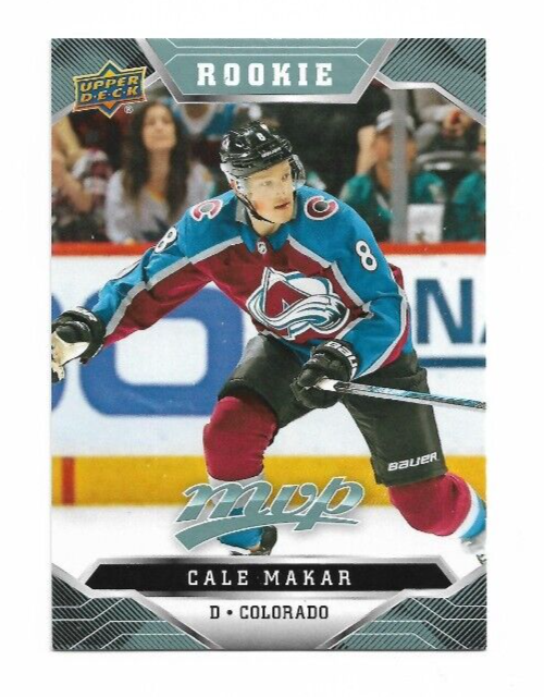 2019-20 Upper Deck MVP Rookie RC SP #247 Cale Makar (Colorado Avalanche ...
