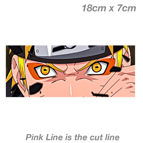 NARUTO Anime EYES JDM Laptop , Car Decal Sticker | eBay Australia
