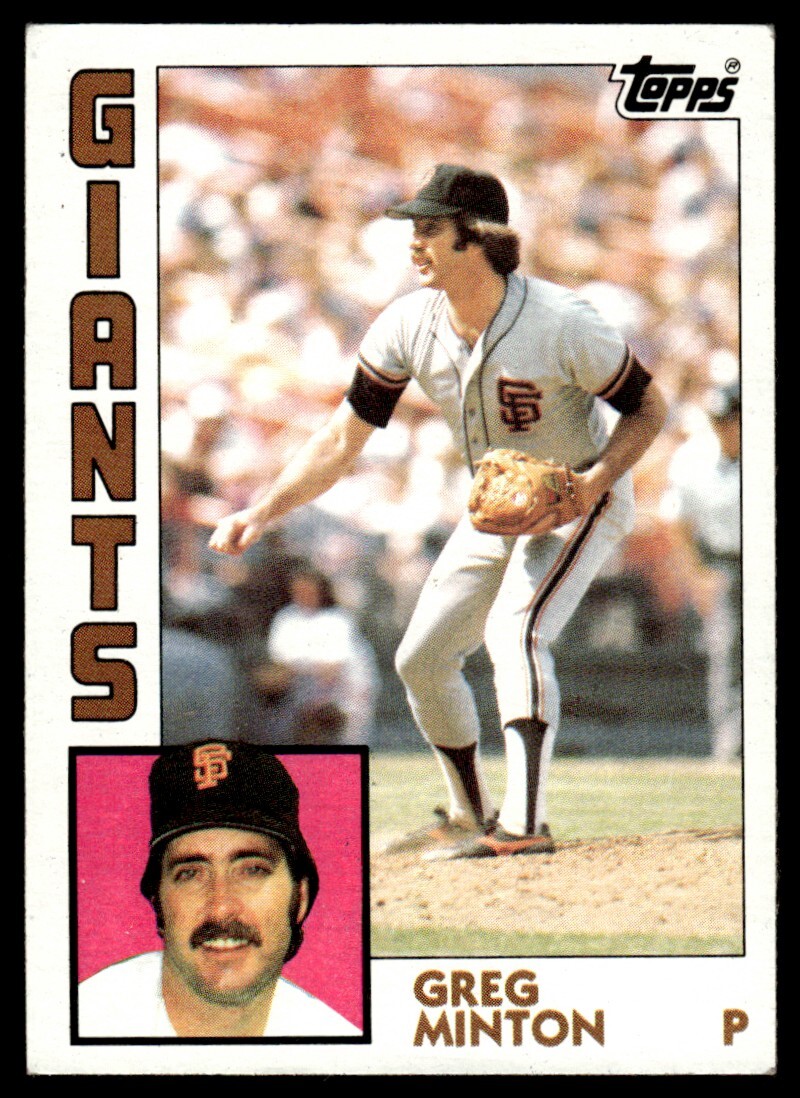 1984 Topps Greg Minton San Francisco Giants #205 | eBay
