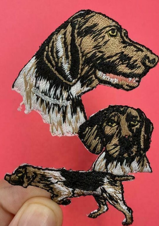 GERMAN SHORTHAIRED POINTER Dog Breed Embroidered DOG ANIMAL IRON ON ...