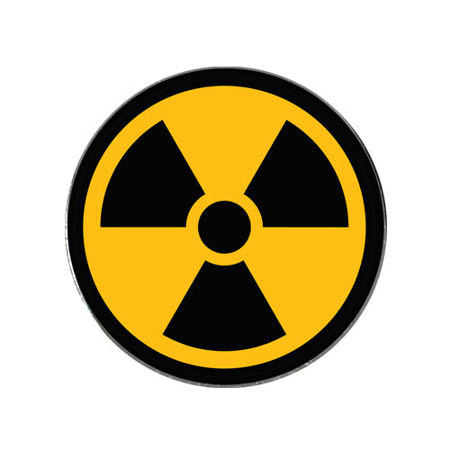 Radioactive Hazard Logo - Fallout Shelter Golf Ball Marker | eBay