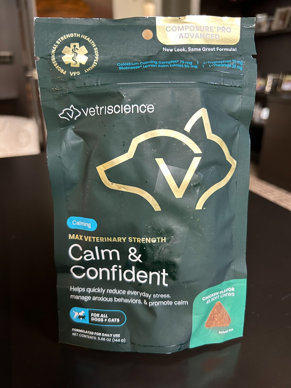 Calm & Confident Composure Pro Advanced for Dogs & Cats all Sizes 45ct ...