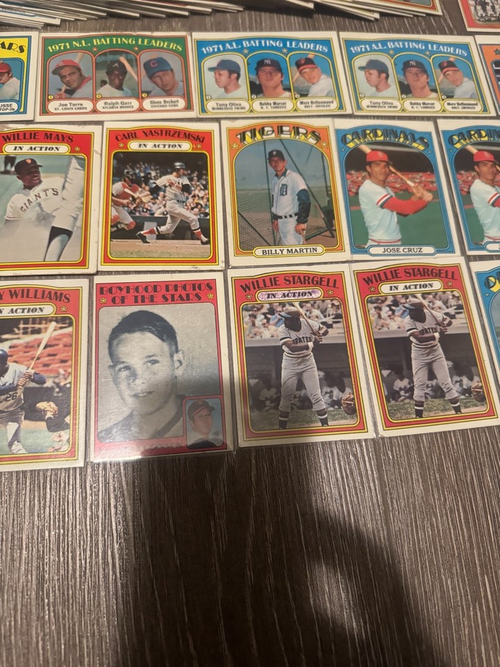 1972 Topps Baseball Lot (200+ Cards) LOADED! HOFers Rookies Teams | eBay