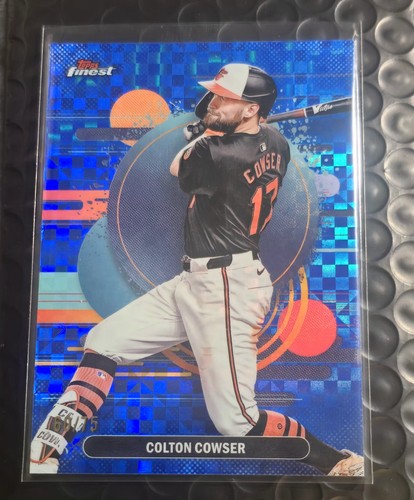 2025 Topps Finest #197 Colton Cowser Uncommon Blue Checkerboard 60/75 ...