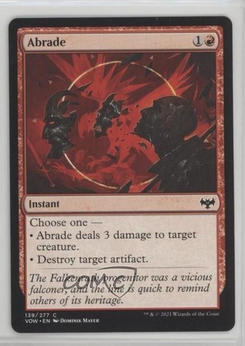 Abrade Magic: Innistrad: Crimson Vow VOW #139 | eBay