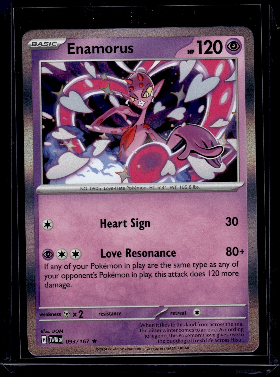 Pokémon - Enamorus - 93/167 - Holo - Twilight Masquerade | eBay