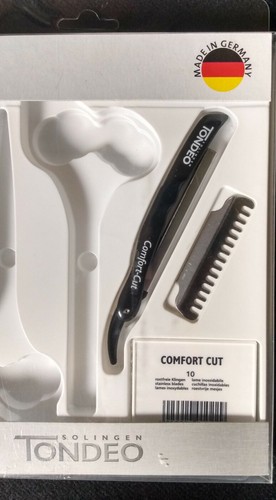 Tondeo Rasiermesser Comfort Cut Set mit 10 Rasierklingen | eBay.de