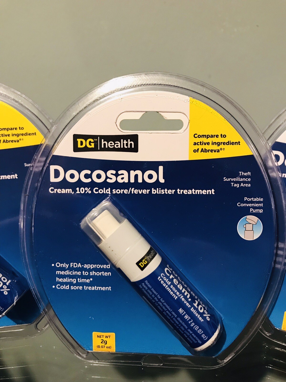 3x DOCOSANOL CREAM 10% Cold Sore Treatment Pump (Like Abreva) Exp 07/26 ...