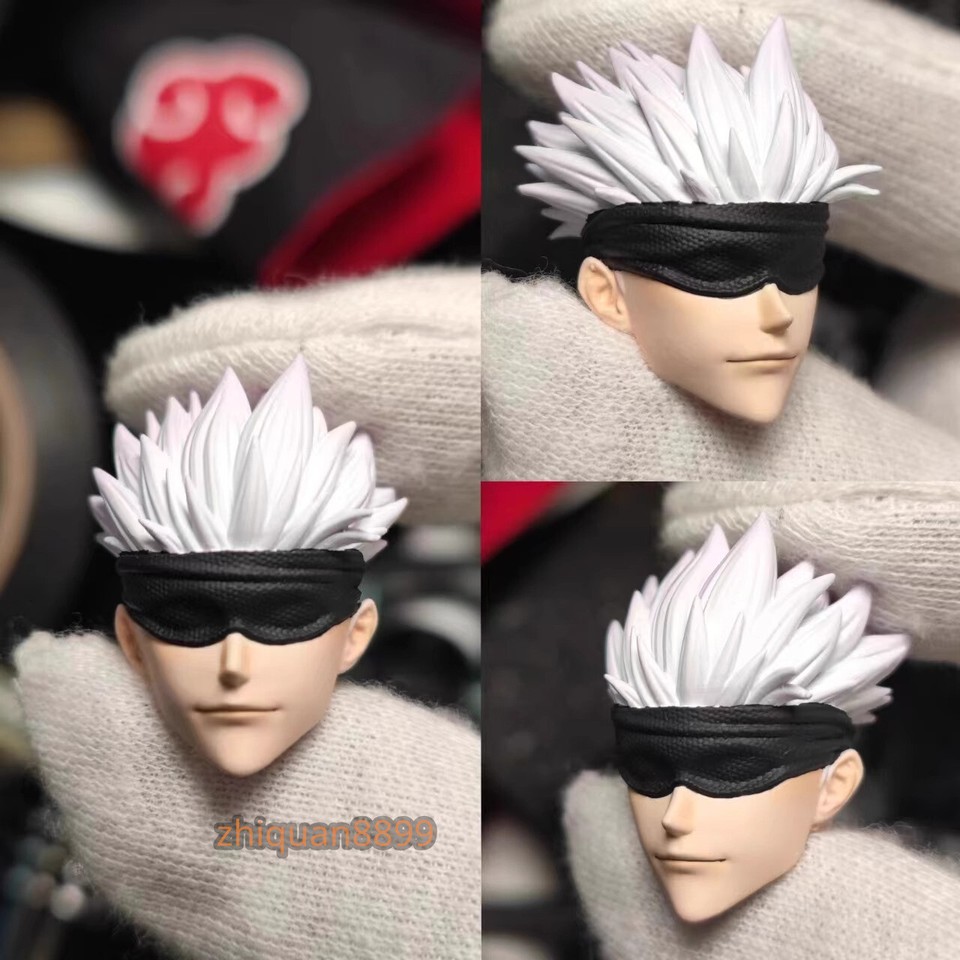 Jujutsu Kaisen Satoru Gojo Head Carving for 1/12 Male Action Figure | eBay