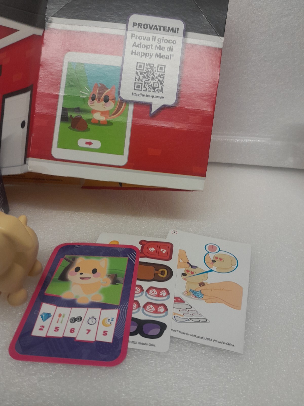 MCDONALD'S HAPPY MEAL 2023 ADOPTME ADOPT ME MCDONALDS MCDO GIOCO CANE ...