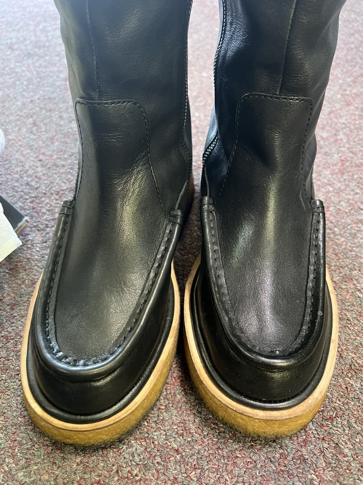 Rag & Bone Thigh High Black Leather scout boots - Gem