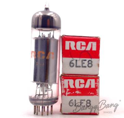 2 RCA 6LE8 Twin Pentode Color Demodulator TV Audio Vacuum Tube Valve ...