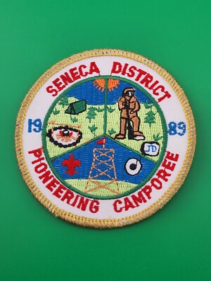 Seneca District 1989 Pioneering Camporee Patch BSA Boy Scouts Of ...