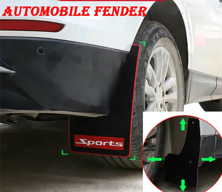 4Pcs/set Car Front+Rear Fenders Mud Flaps Mudguards Splash Guards ...