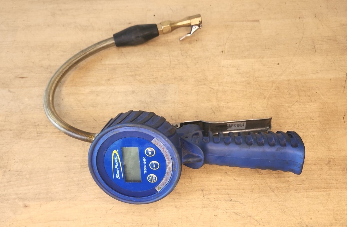 Blue Point Digital Tire Pressure Inflator Gauge TPGDL1000C for sale ...