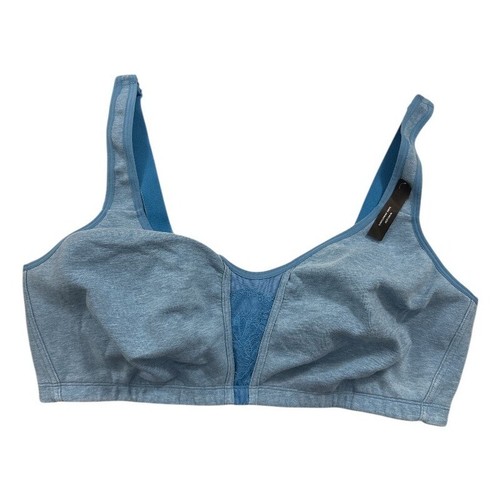 Voglio by Penningtons Wireless Comfort Bra Light Support Everyday Blue ...