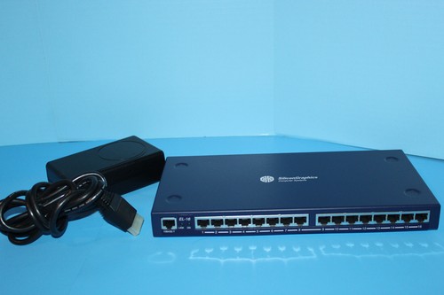 SGI Silicon Graphics 16 Port Terminal Server EL-16-1.0 & Power Supply ...