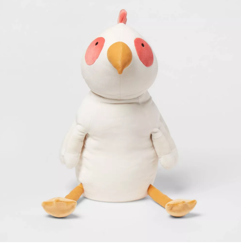 Pillowfort Chicken - Weighted Plush Throw Pillow White - 3 lbs - FREE ...