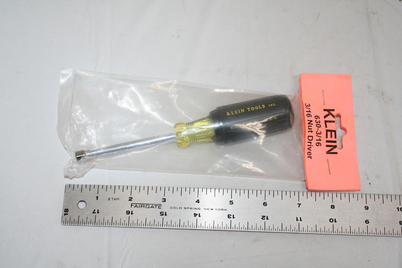 Klein Tools 630-3/16 3" x 3/16" Hollow Shaft Nut Driver Made in USA | eBay
