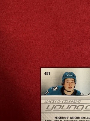 Macklin Celebrini Young Guns #451 | 2024-25 Upper Deck