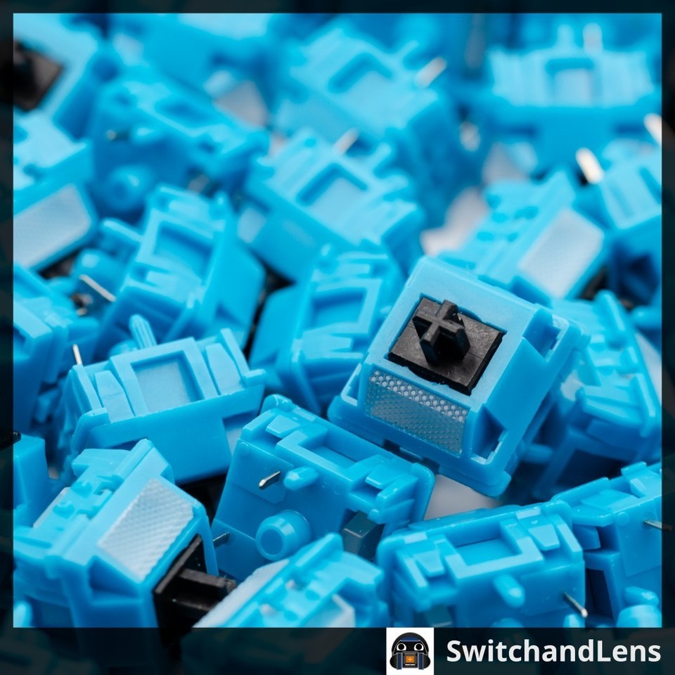 Hand Lubed Haimu Midnight Blue 45p,70p Linear Switches | eBay