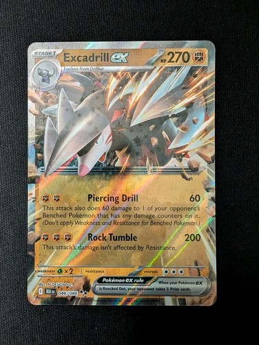 Excadrill EX 046/086 Black Bolt Holo Rare Pokemon Card NM | eBay
