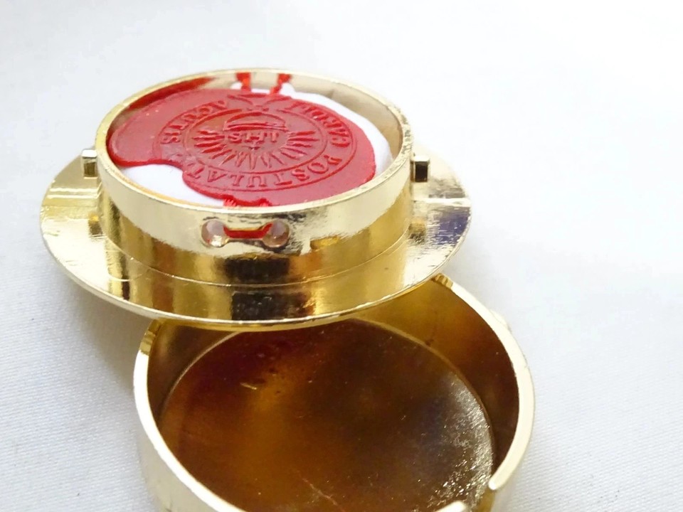 Reliquary Relic Blessed Carlo Acutis human scalp hair allowed by ebay ...