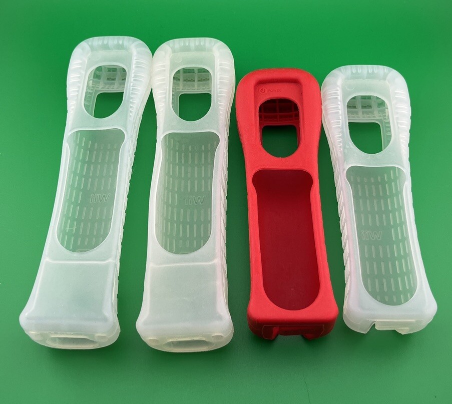 4x Official Wii Remote Cover Sleeve Set Nintendo Motion Plus 👾 U OEM ...