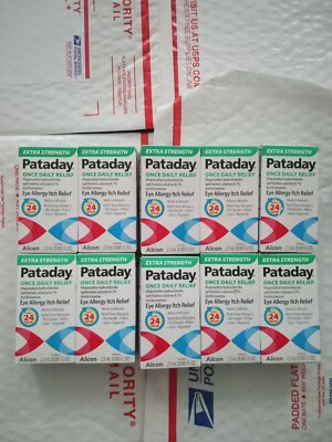 10 Pataday Once Daily Eye Relief .085oz /2.5ml each Extra Strength | eBay