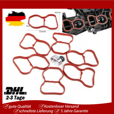 6x Ansaugkrümmerdichtung für BMW E90-93 F10 F11 F07 X5 X6 N57 ...