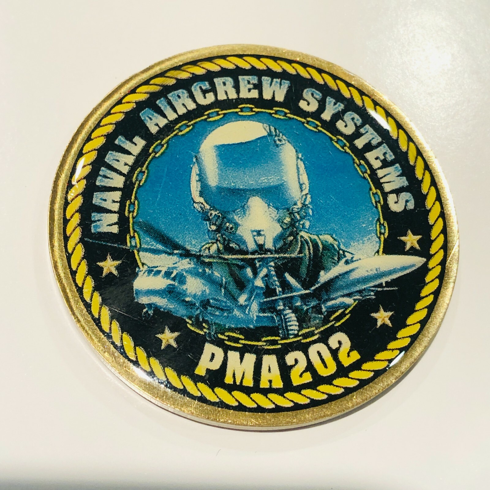USMC USN Aviation Challenge Coin Aircraft Carrier Naval Aircrew Jet Top ...