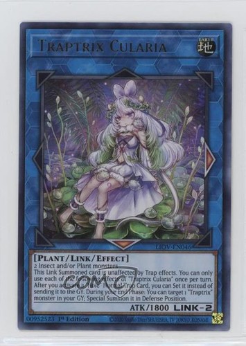 2021 Yu-Gi-Oh! - Lightning Overdrive 1st Edition UR Traptrix Cularia ...