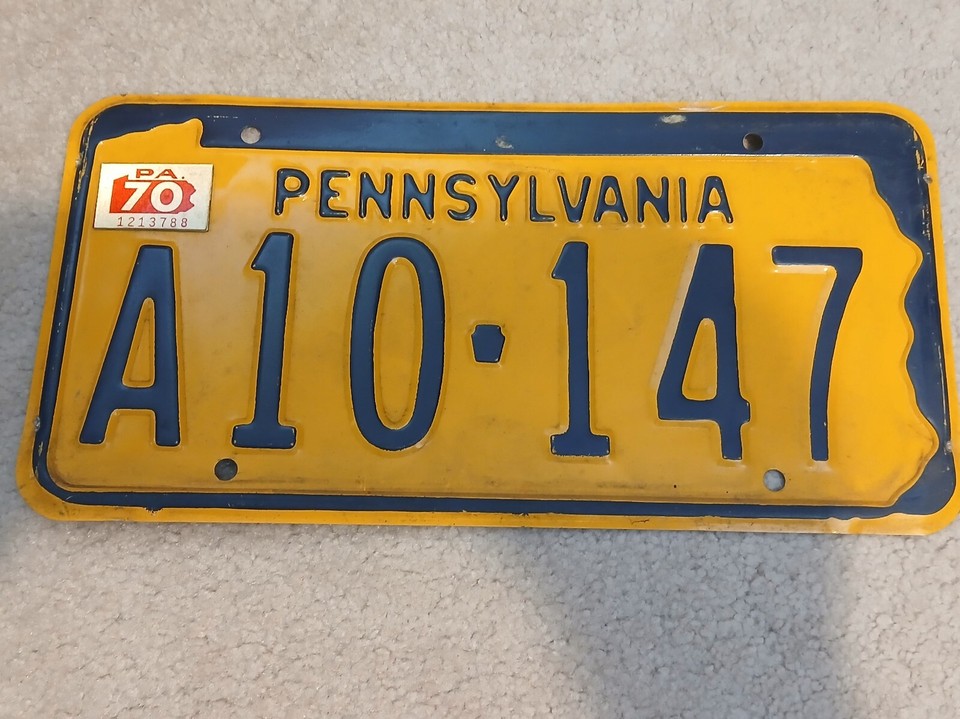 VINTAGE PA LICENSE PLATES LOT OF 5 | eBay