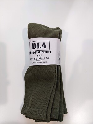 NEW US Military Issue OCP Coyote Cushion Antimicrobial Boot Socks 3 ...