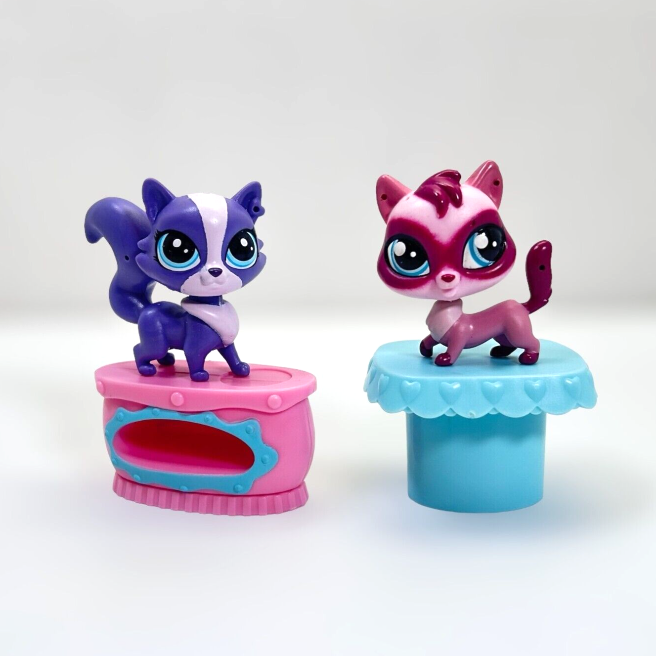 Littlest Pet Shop LPS Lot #3679 Lily Laroux #35 Sunny Cougar #3848 ...