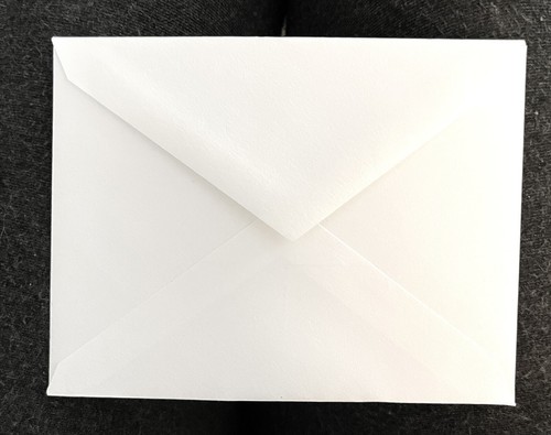 32 white Envelopes Only - Exactly 4x5” Well Made! New In Box | eBay