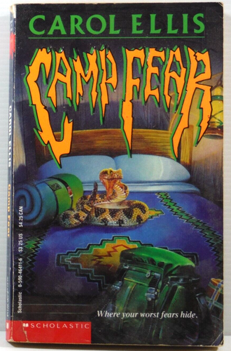 Campfear Thriller by Carol Ellis Horror fiction young adult vintage ...