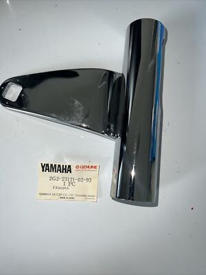 NOS OEM YAMAHA UPPER LEFT FORK COVER HEADLIGHT BRACKET XS750 1978 1979 ...