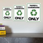Portrait Round Plus Paper & Cardboard Only Wall or Door Sign | eBay